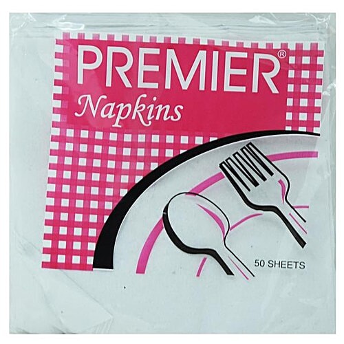 Buy Premier Napkins 50 Pcs Pouch Online at the Best Price of Rs 48 ...