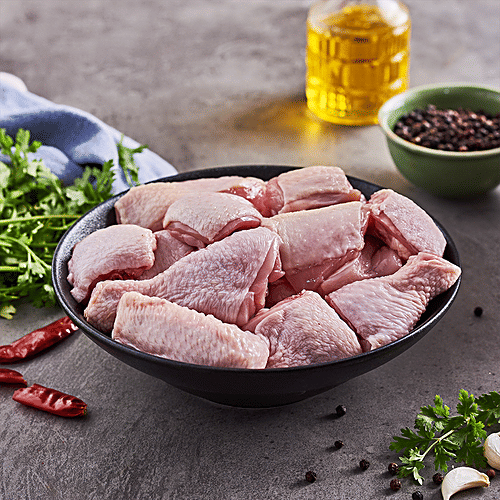 Buy Fresho Chicken Curry Cut - with Skin 500 Gm Online At Best Price of ...