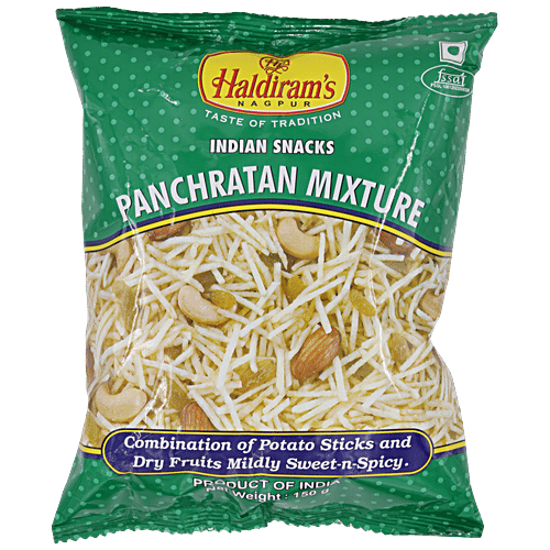 Buy Haldirams Panchratan Mixture 150 Gm Pouch Online at the Best Price ...