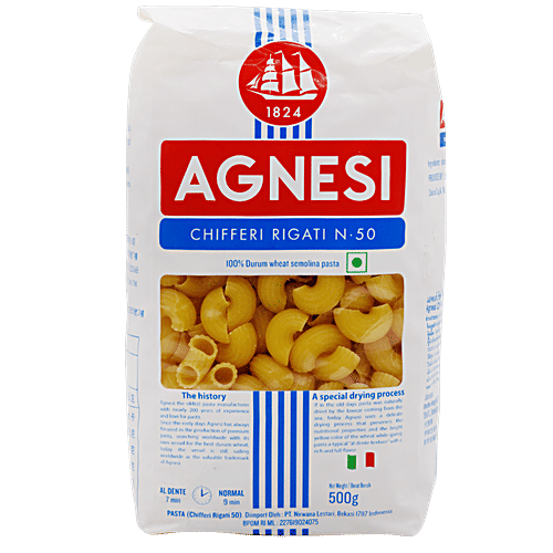 Buy Agnesi Agnesi Pasta - Chifferi Rigati N.50 500 Gm Pouch 500 gm ...