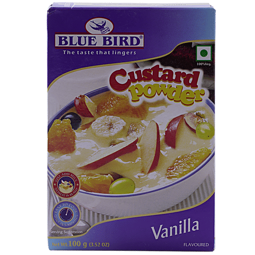 Buy Blue Bird Custard Powder Vanilla Flavour 100 Gm Carton Online at ...