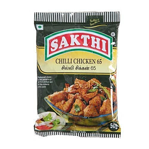 Buy Sakthi Masala Chilli Chicken 65 50 Gm Pouch Online at the Best ...