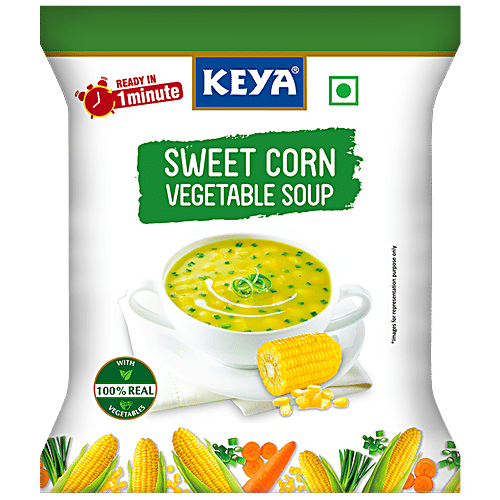 Buy Keya Instant Cup A Soup Sweet Corn Vegetable 12 Gm Pouch Online at ...