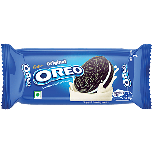 Buy Cadbury Oreo Crème Biscuit - Vanilla 46.3 Gm Online At Best Price ...