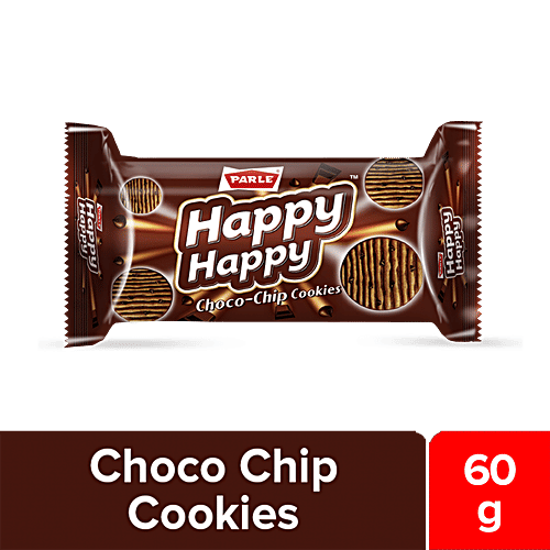 Buy Parle Choco Chip Cookies Happy Happy 75 Gm Pouch Online At Best ...