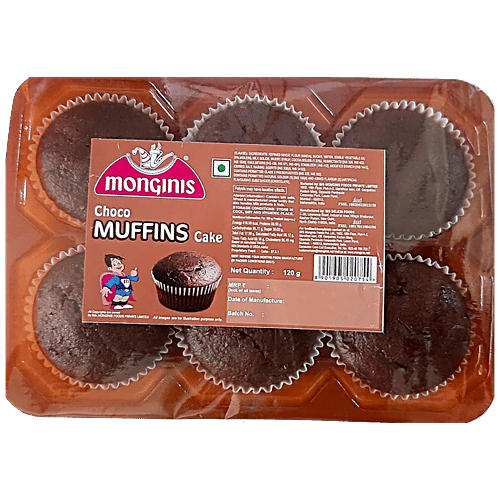 Buy Monginis Muffins Chocolate 100 Veg 150 Gm Pouch Online at the Best ...