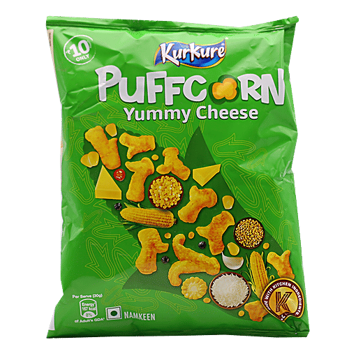 Buy Kurkure Namkeen Puffcorn Yummy Cheese 28 Gm Online at the Best ...