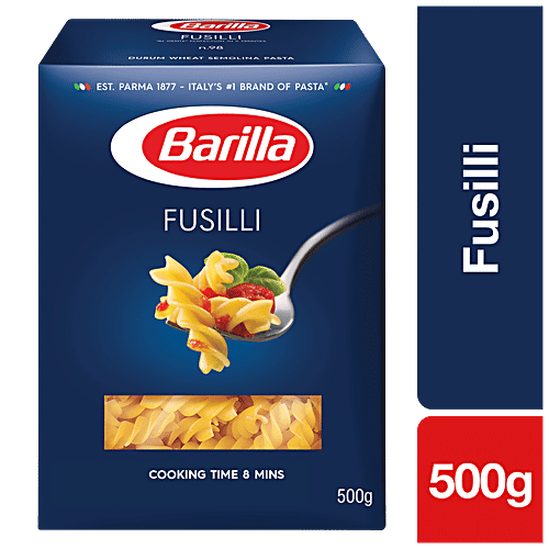 Buy Barilla High Quality Durum Wheat Pasta Fusilli 500 Gm Carton Online ...