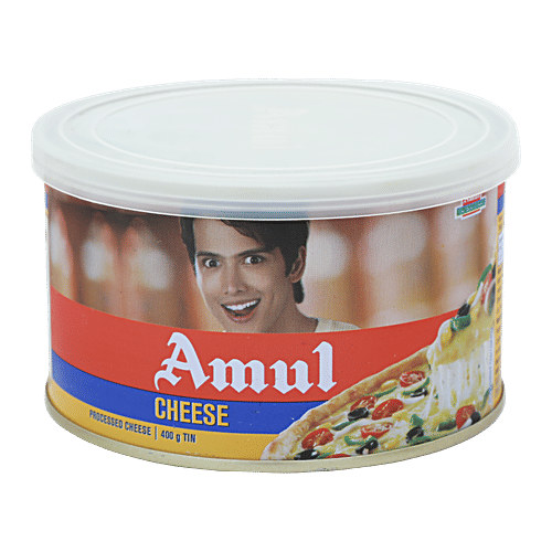 Buy Amul Processed Cheese 400 gm Tin Online at Best Price. of Rs 237 ...