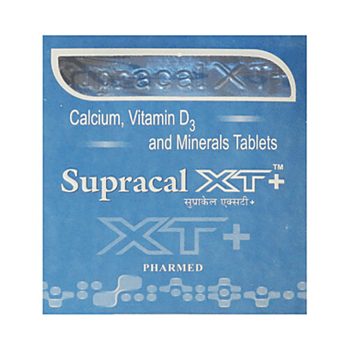 Buy Supracal Supracal XT Plus Tablet | Calcium Supplement Tablet Online ...