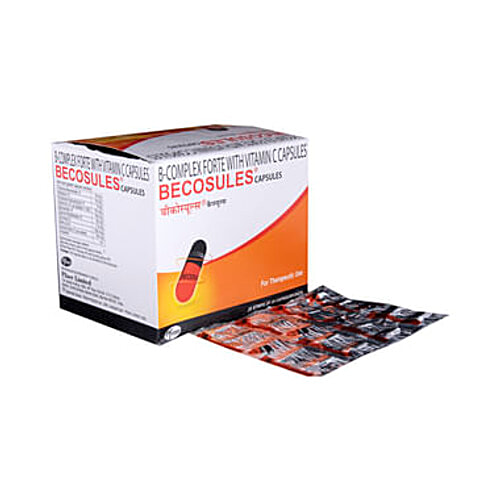 Buy Becosules Becosules Capsule with B-Complex & Vitamin C | For Mouth ...