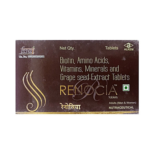 Buy Renocia Renocia Tablet with Biotin, Amino Acids, Vitamins, Minerals ...