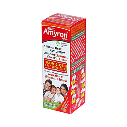 Buy Aimil Pharmaceuticals Aimil Amyron Syrup | Promotes Haemoglobin ...