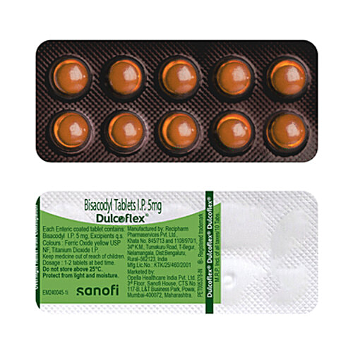 Buy Dulcoflex Dulcoflex Laxative Tablet for Constipation Relief ...