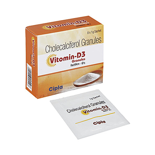 Buy Vitomin-D3 Vitomin-D3 1gm Granules For Bone Health Online at Best ...