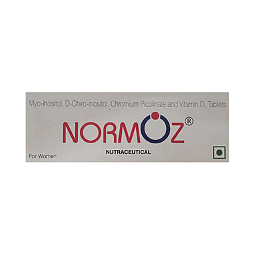 Buy Normoz Normoz Tablet with Myo-Inositol, D-Chiro-Inositol, Chromium ...