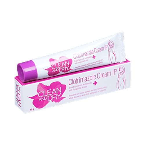 Buy Clean and Dry Clean and Dry Intimate Clotrimazole Cream Online at ...