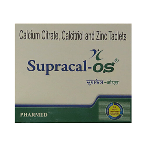 Buy Supracal Supracal OS Tablet | Daily Bone Strength & Calcium Support ...