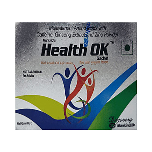 Buy Health OK Health OK Powder with Multivitamin, Amino Acid, Ginseng ...