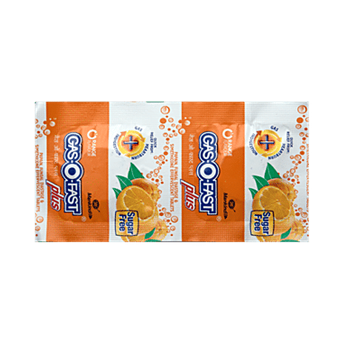 Buy Gas-O-Fast Gas-O-Fast Plus Tablet | Sugar-Free | Flavour Orange ...