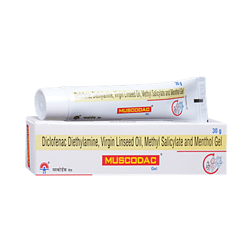 Buy Muscodac Muscodac Pain Relief Gel with Diclofenac Diethylamine ...