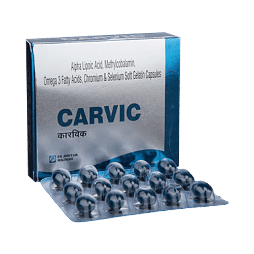 Buy Carvic Carvic Soft Gelatin Capsule Online at Best Price of Rs 300 ...