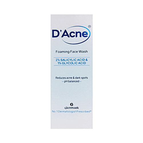 Buy D Acne D Acne Foaming Face Wash with Salicylic & Glycolic Acid ...