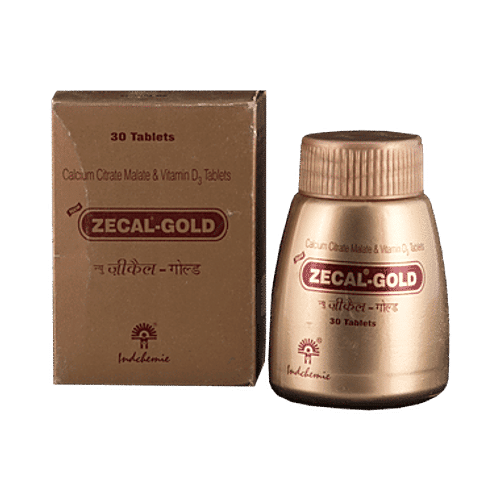 Buy Zecal New Zecal-Gold | Calcium Tablet Online at Best Price of Rs ...