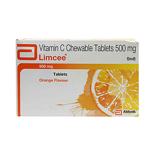 Buy Limcee Limcee Vitamin C Chewable Tablet | Flavour Orange Online at ...