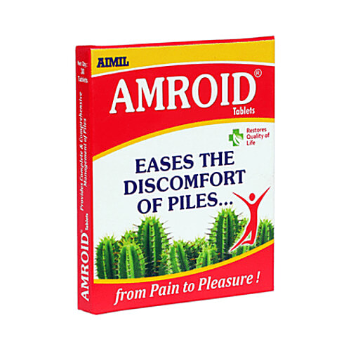 Buy Aimil Pharmaceuticals Aimil Amroid Tablet Eases Constipation ...