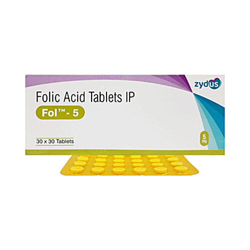 Buy Fol Fol 5 Tablet Online at Best Price of Rs 46.5 - bigbasket