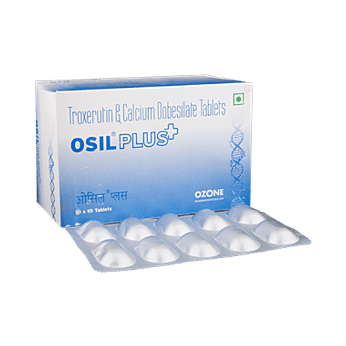 Buy Osil Plus Osil Plus Tablet with Troxerutin and Calcium Dobesilate ...