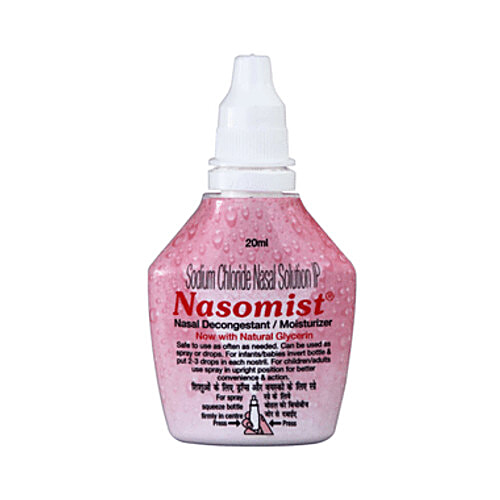 Buy Nasomist Nasomist Saline Nasal Spray | Nasal Decongestant ...