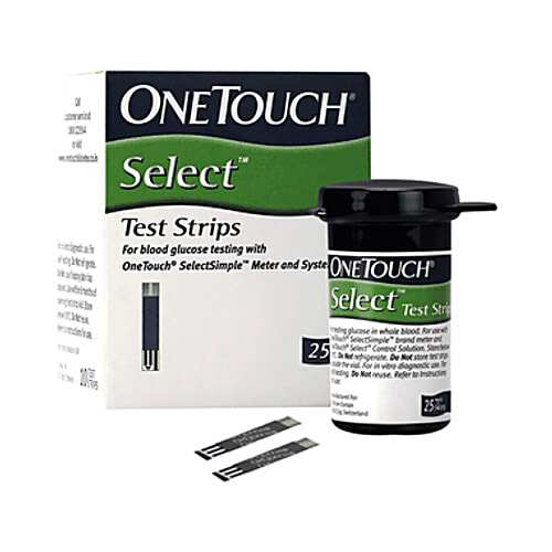 Buy OneTouch OneTouch Select Test Strip (Only Strips) | Diabetes ...
