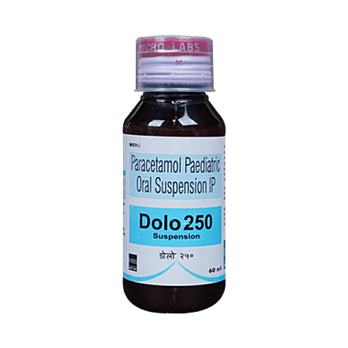 Buy DOLO Dolo 250 Oral Suspension Online at Best Price of Rs 39.1 ...