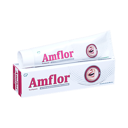 Buy Amflor Amflor Toothpaste with Active Remineralisation Fluoride ...