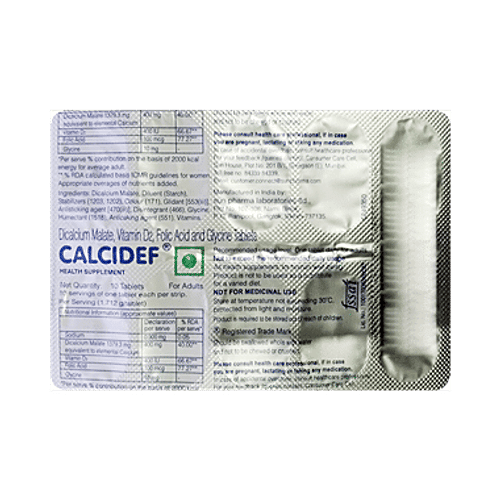 Buy Calcidef Calcidef Tablet Online at Best Price of Rs 150 - bigbasket