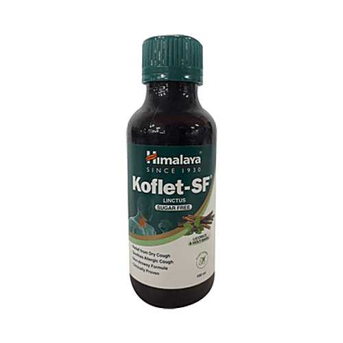 Buy Himalaya Healthcare Himalaya Koflet SF Linctus Quick Relief from ...