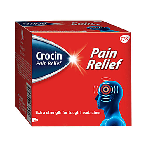 Buy Crocin Crocin Pain Relief Tablet Online at Best Price of Rs 78.4 ...