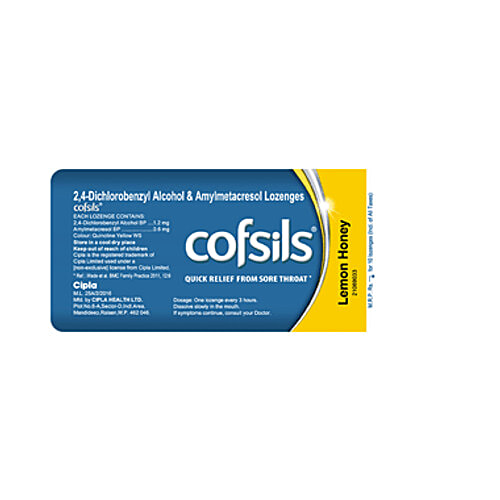Buy Cofsils Cofsils Lozenges for Quick Relief from Sore Throat Honey ...