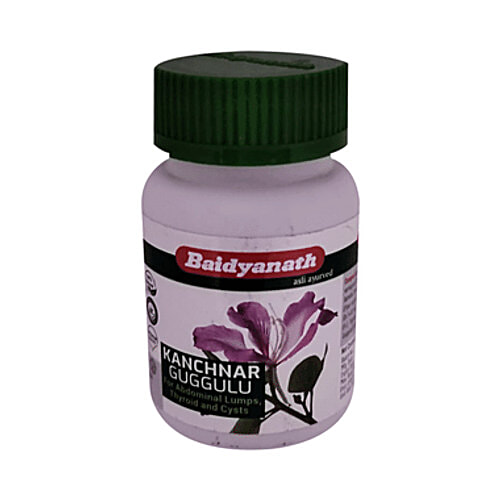 Buy Baidyanath Baidyanath Kanchnar Guggulu Tablet for Thyroid Health ...