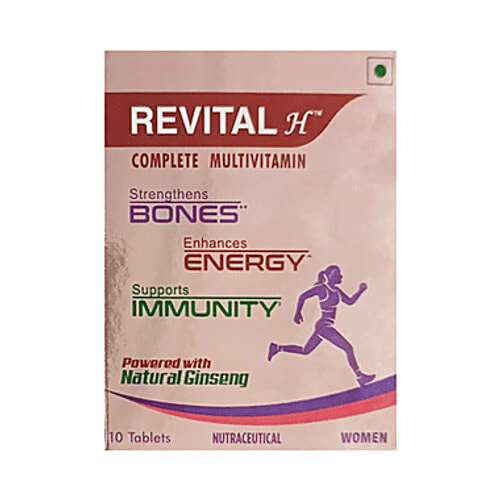 Buy Revital Revital H Woman Tablet with Multivitamins, Calcium, Zinc ...