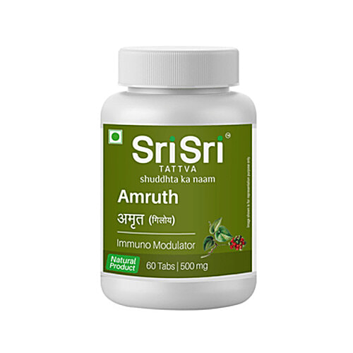 Buy Sri Sri Tattva Sri Sri Tattva Amruth (Giloy) 500mg Tablet ...