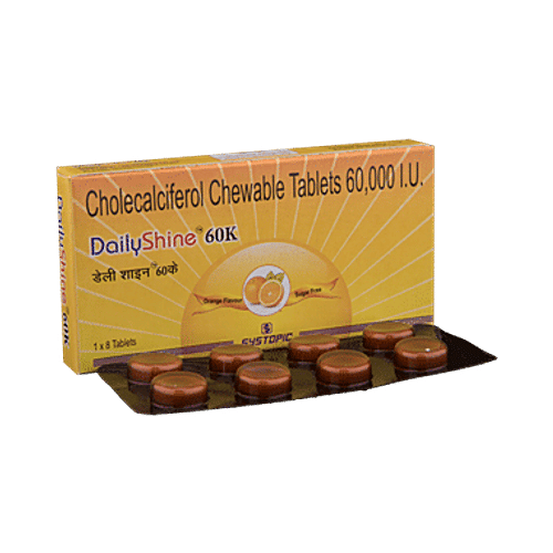 Buy Dailyshine Dailyshine 60K Tablet Online at Best Price of Rs 103.73 ...