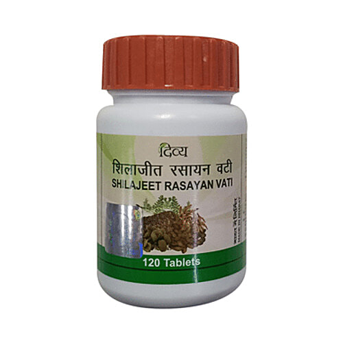 Buy Patanjali Divya Patanjali Divya Shilajeet Rasayan Vati | Manages ...
