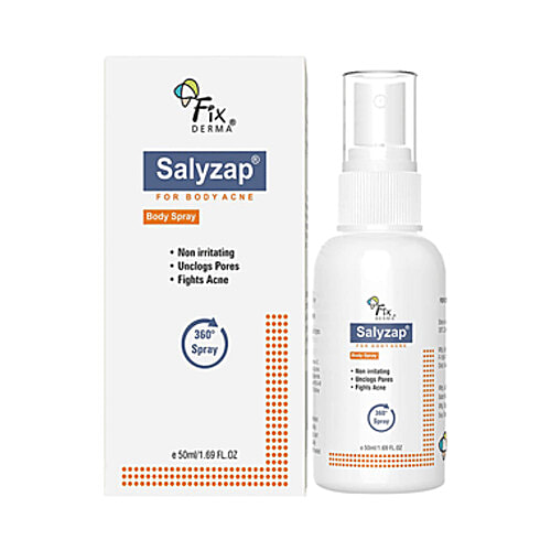 Buy Fixderma Fixderma Salyzap Body Spray for Body Acne | Unclogs Pores ...