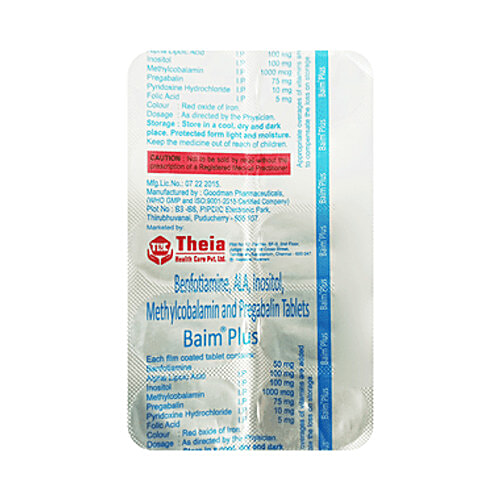 Buy B Aim Plus B Aim Plus Tablet Online at Best Price of Rs 191 - bigbasket