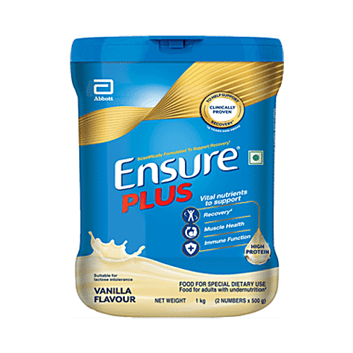 Buy Ensure Ensure Plus Powder Scientifically Formulated to Support Recovery Vanilla Online at ...