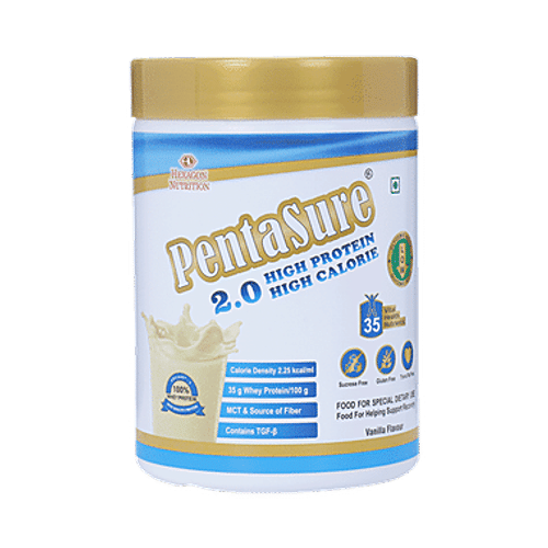 Buy Pentasure PentaSure 2.0 High Whey Protein with MCT | Flavour Powder ...