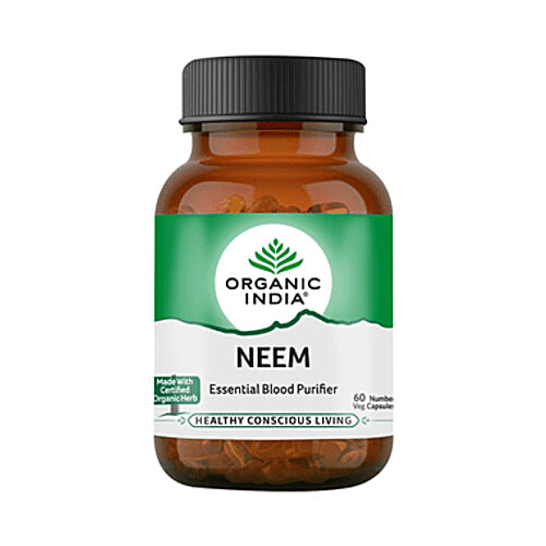 Buy Organic India Organic India Neem Veg Capsule | Acts as Blood ...